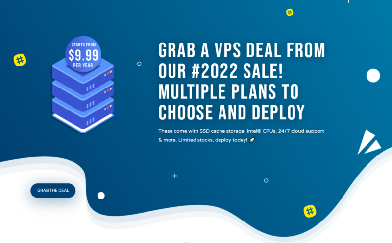 2022 Hashtag Yearly VPS Sale | Hello from CloudCone | VPS收割者